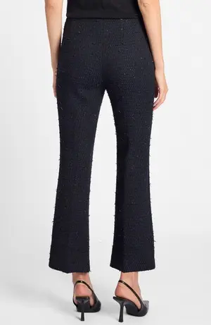 Santorelli Liza Ankle Length Pant In Luxury Tweed Boucl
