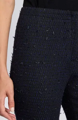 Santorelli Liza Ankle Length Pant In Luxury Tweed Boucl