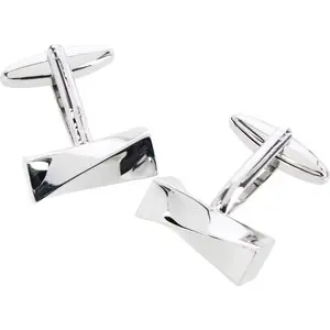 Trafalgar Twist Of Refinement And Class Cufflinks - Silver