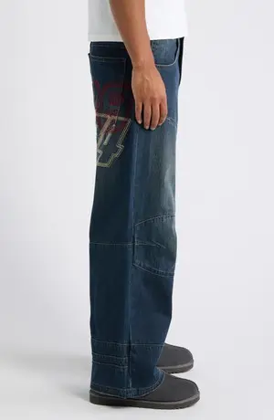 JADED LONDON Seam Detail Relaxed Jeans