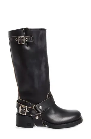 Miu Miu Harness Leather Boot