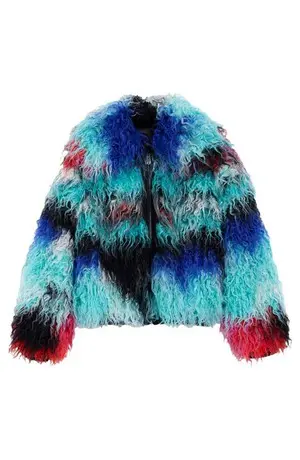 Desigual Lacroix Faux Fur Jacket
