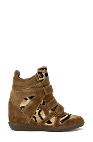 AZALEA WANG Tempest Genuine Calf Hair Sneaker