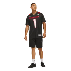 Adidas 1 Nebraska Huskers Our Red Burns Brighter Premier Strategy Jersey