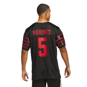Adidas Patrick Mahomes Texas Tech Red Raiders Let's Ride Premier Jersey