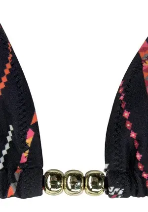 LASCANA Printed Triangle Bikini Top Bra-sized