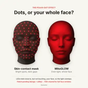 MITO RED LIGHT Mitoglow Led Red Light Therapy Face Mask