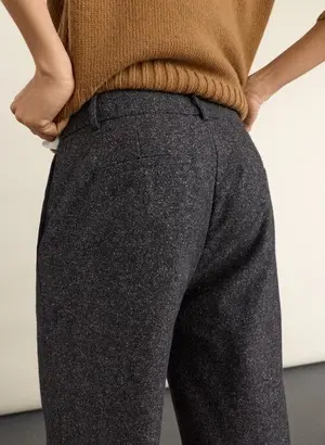 Baukjen Gwynnie Wool Blend Wide Leg Trousers