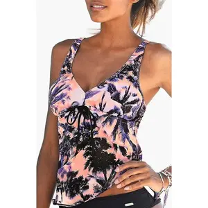 LASCANA Underwire Tankini Top Bra-sized - Multi Print