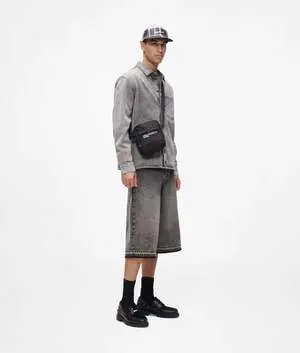 Karl Lagerfeld Logo Nylon Reporter Bag