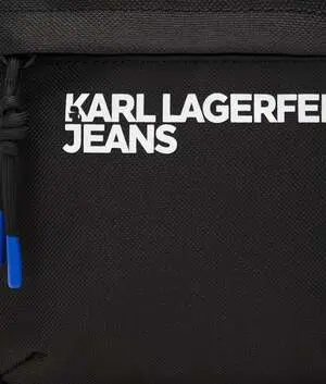 Karl Lagerfeld Logo Nylon Reporter Bag