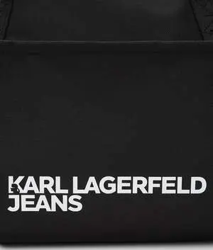 Karl Lagerfeld Logo Nylon Gym Bag