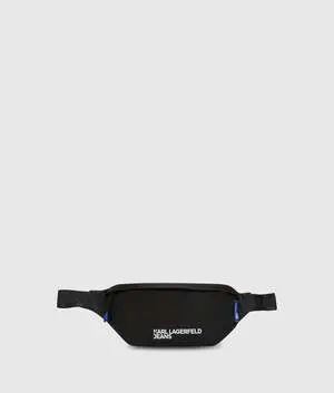 Karl Lagerfeld Logo Nylon Belt Bag - Black