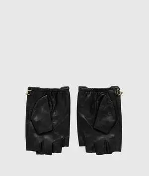 Karl Lagerfeld K/signature Chain Fingerless Gloves