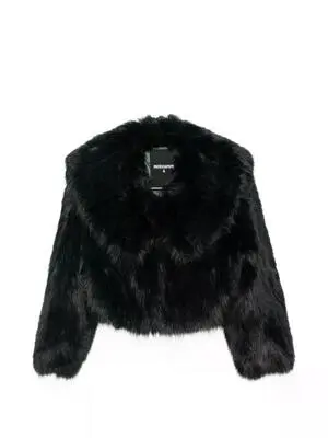 Patrizia Pepe Faux-fur Oversized Jacket - Blue