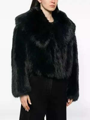 Patrizia Pepe Faux-fur Oversized Jacket