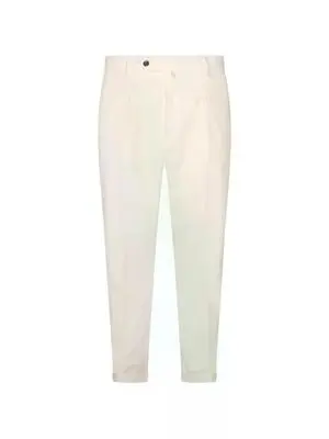 BERWICH Pleated Corduroy Trousers - Neutrals