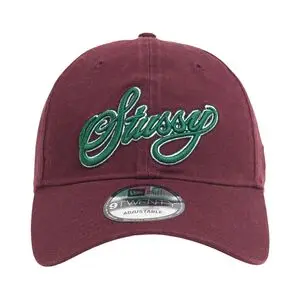 StÜssy 9twenty Cursive Cap 'maroon - Red