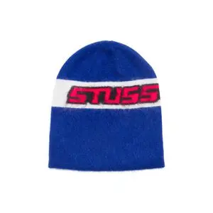 StÜssy Cashmere Moto Skullcap 'navy - Blue