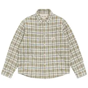 StÜssy Quilted Plaid Shirt Jacket 'olive - Green