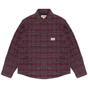 StÜssy Quilted Plaid Shirt Jacket - Grey