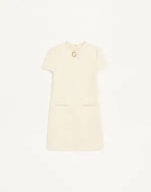 Valentino Garavani Short Dress In Little Square Tweed