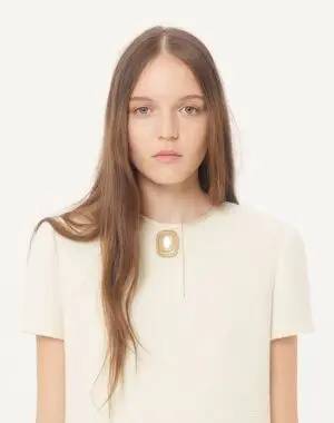 Valentino Garavani Short Dress In Little Square Tweed
