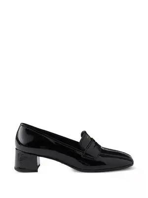 Prada Patent Leather Loafers - Black