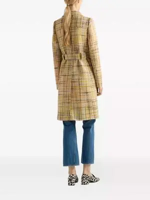 Prada Single-breasted Tweed Coat