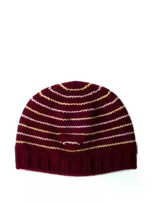 Prada Wool And Cashmere Beanie - Red