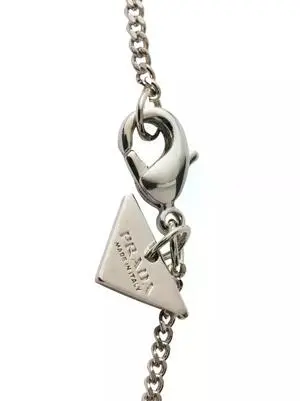 Prada Enameled Metal Necklace