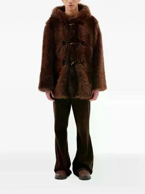 UNREAL FUR Duffle Faux-fur Hooded Coat