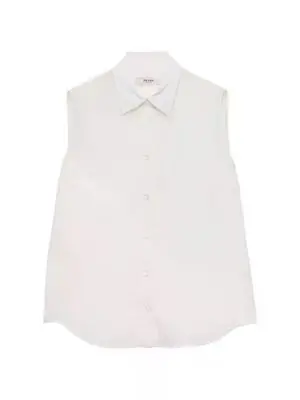 Prada Crepe De Chine Shirt - Neutrals