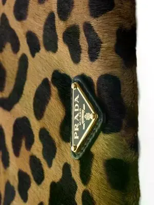 Prada Small Printed Calf-hair Shoulder Bag