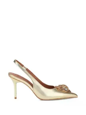 Kurt Geiger Belsize Sling Back Heel - Gold