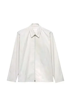 Prada Stretch Cotton Shirt - Neutrals