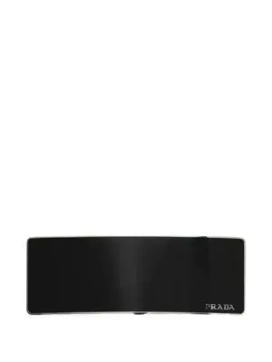 Prada Metal Hair Clip - Black