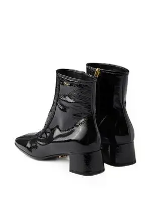 Prada Patent Naplak Leather Booties
