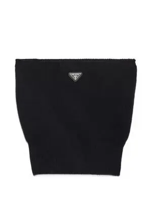 PRADA Logo-patch Bandeau Top