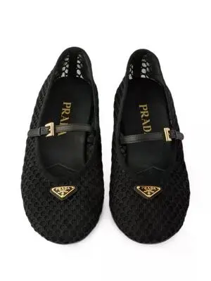 Prada Mesh Fabric Ballerinas