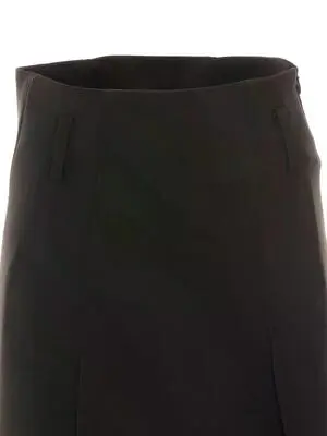 RUE DU BAC Split-detail Zip-fastening Midi Skirt