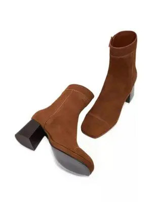 CAREL Alba Suede Panelled Boots