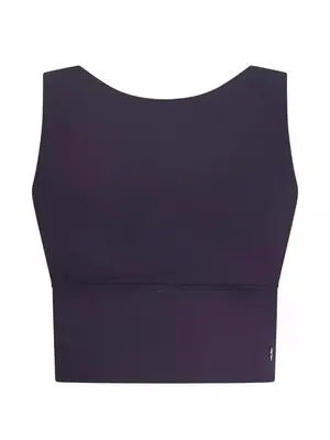 HOUSE OF GRAVITY Cross-back Cropped Top - Blue