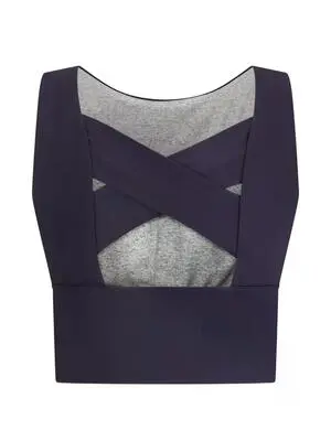 HOUSE OF GRAVITY Cross-back Cropped Top