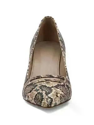 GIABORGHINI Gigi Snakeskin-effect Pumps - Neutrals
