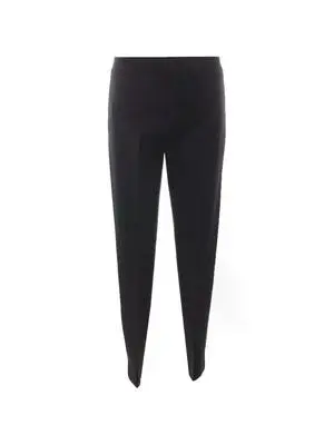 RUE DU BAC Elasticated-waist Trousers - Black