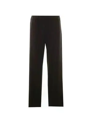 RUE DU BAC Elasticated-waist Trousers - Black