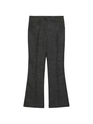 Prada Mouliné Gingham Check Pants