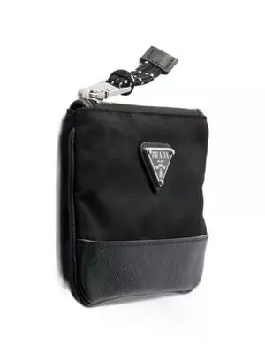Prada Re-nylon And Saffiano Mini Pouch