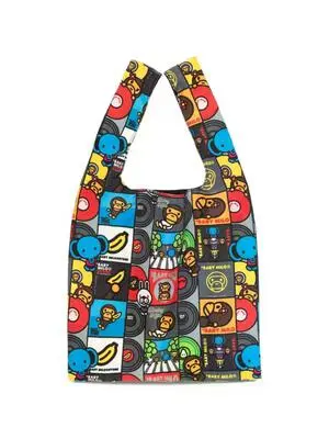 A BATHING APE Large Baby Milo And Friends Tote Bag